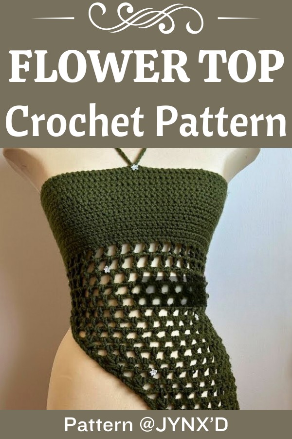 Elegant Crochet Flower Top Pattern - Yarn Items