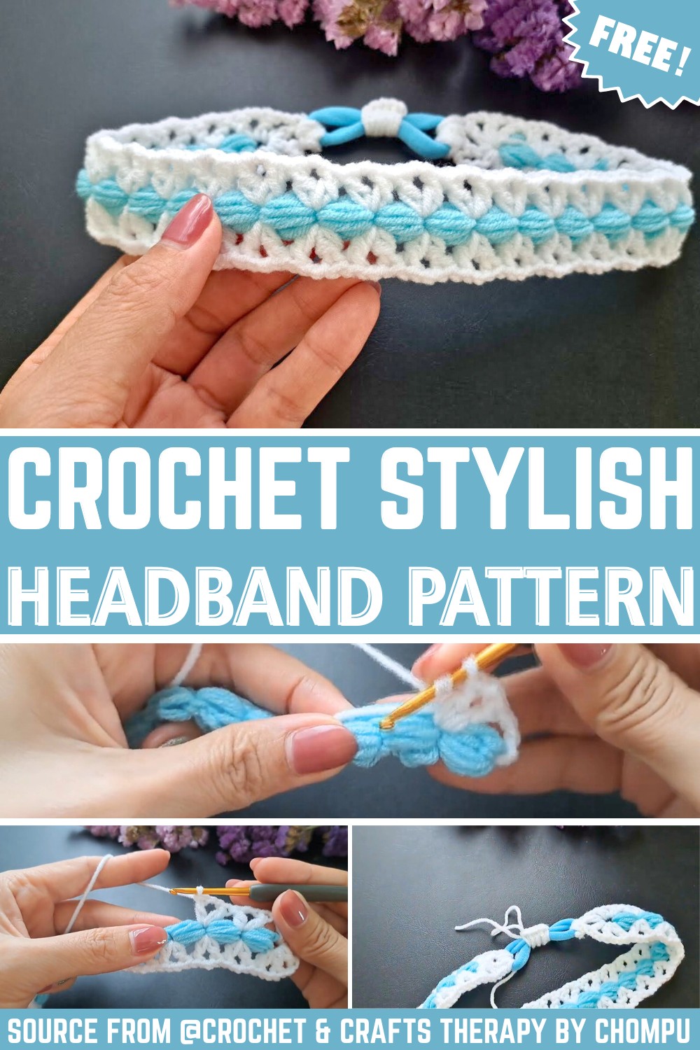 Beautiful Crochet Headband Pattern - Stylish, Practical, and Easy to ...
