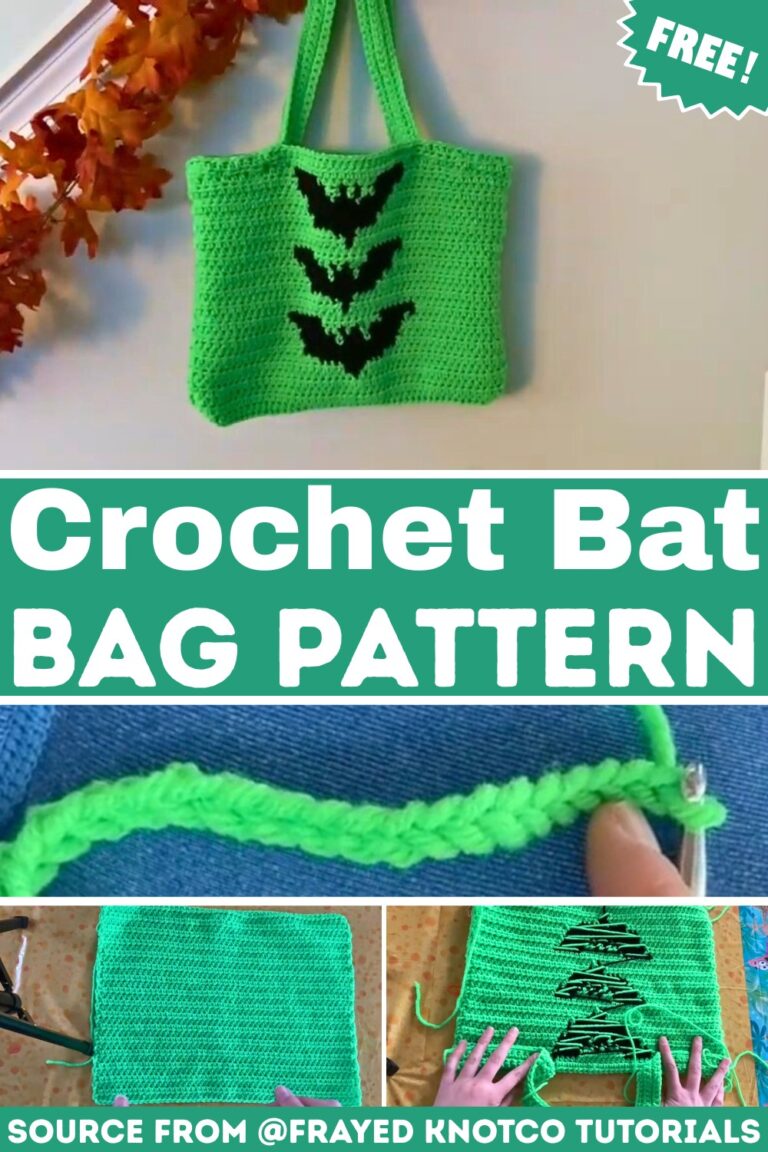 Spooky & Stylish Crochet Halloween Bat Bag Pattern - Yarn Items