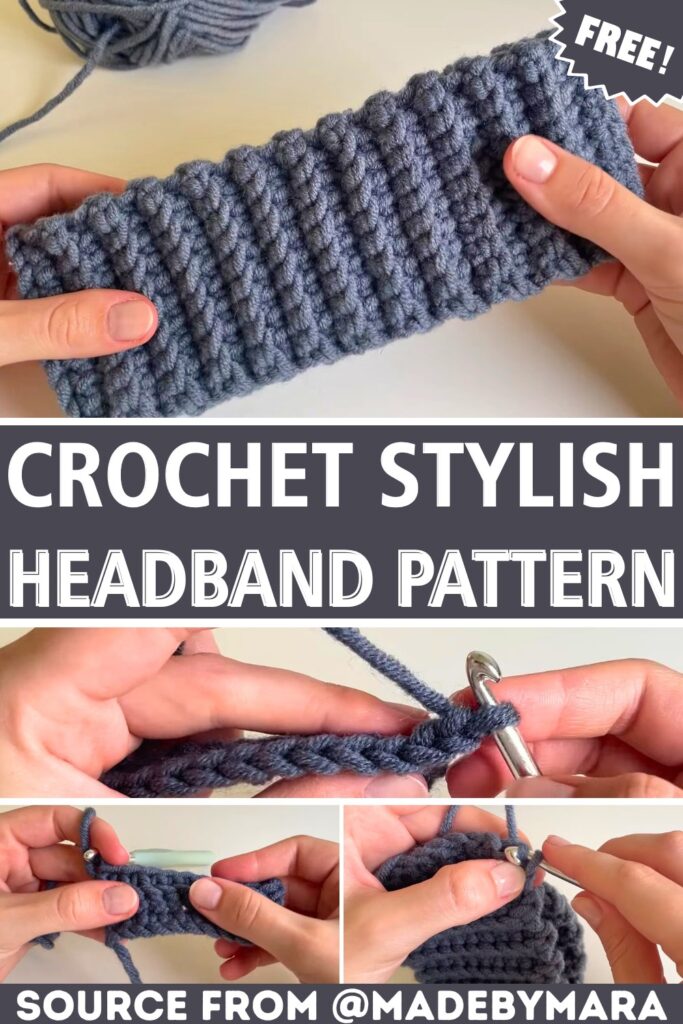 Stylish & Functional Crochet Headband Pattern - Yarn Items