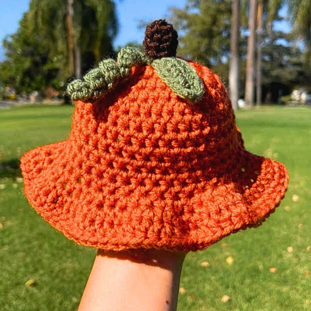 Easy Pumpkin Crochet Hat Tutorial with Seasonal Flair - Yarn Items