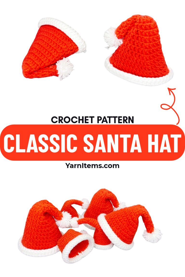 Crochet a Classic Santa Hat For Warm Holiday Cheer - Yarn Items