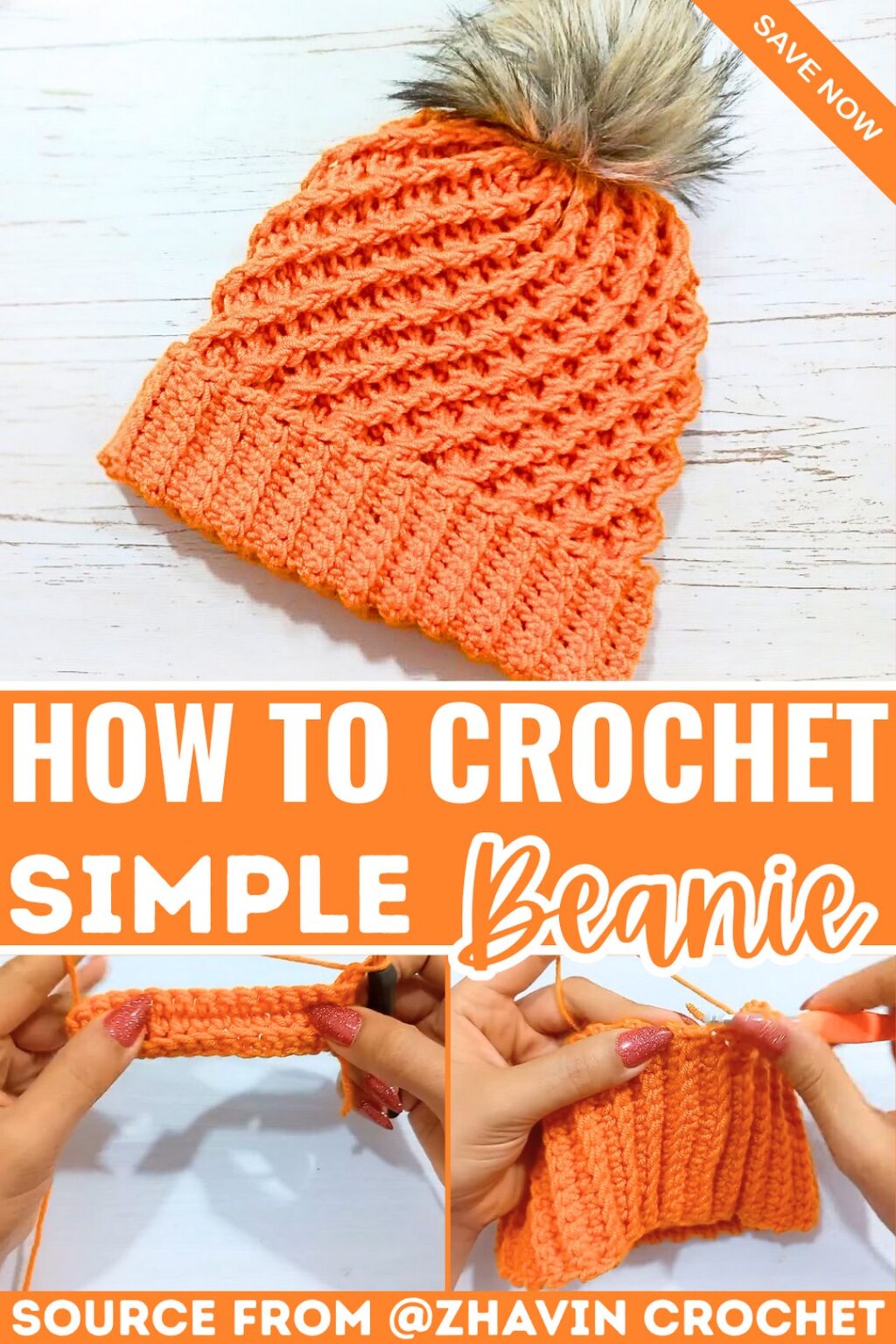 Beginner-Friendly Crochet Beanie with Textured Stitch - Yarn Items