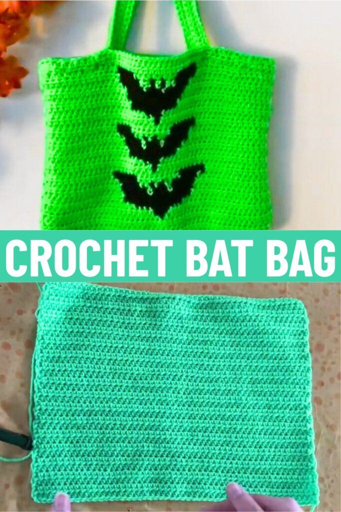 Crochet Halloween Bat Bag with Easy Pattern - Yarn Items