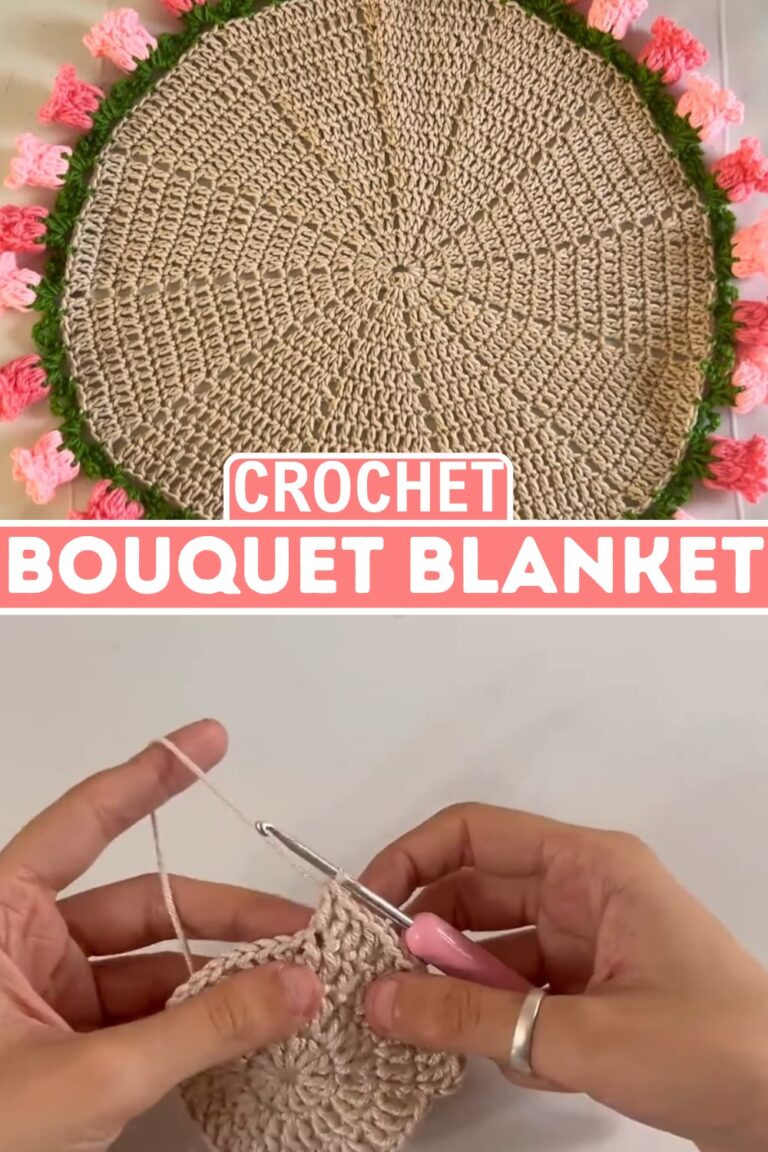 Crochet Bouquet Blanket Tutorial – Floral Magic with Easy Steps - Yarn ...