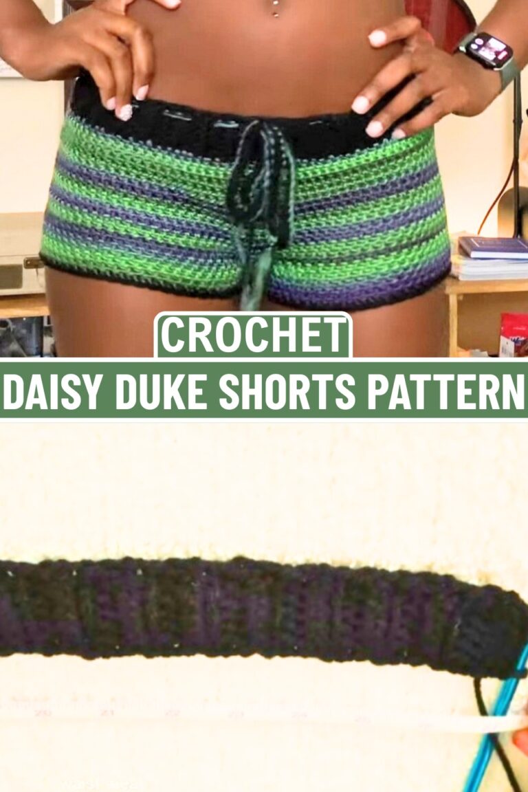 Crochet Daisy Duke Shorts Tutorial – Easy, Stylish, Custom-Fit - Yarn Items