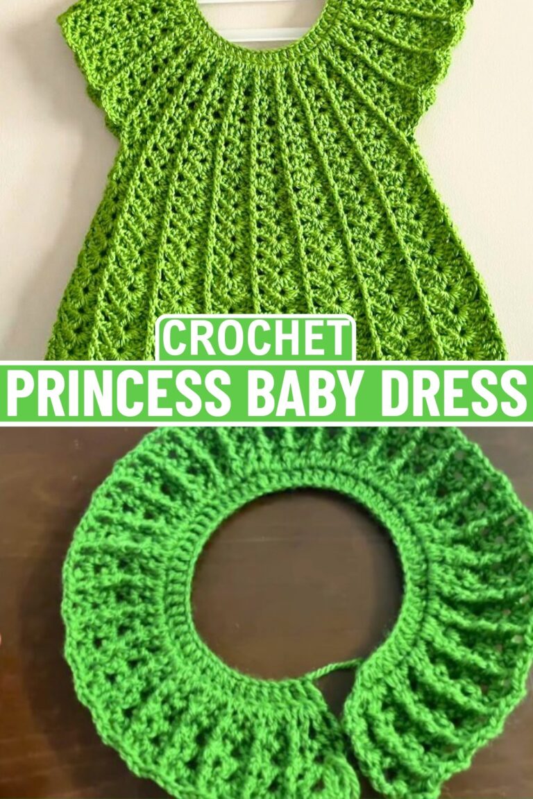 Crochet Princess Baby Dress Tutorial - Outfit for Little Royals - Yarn ...
