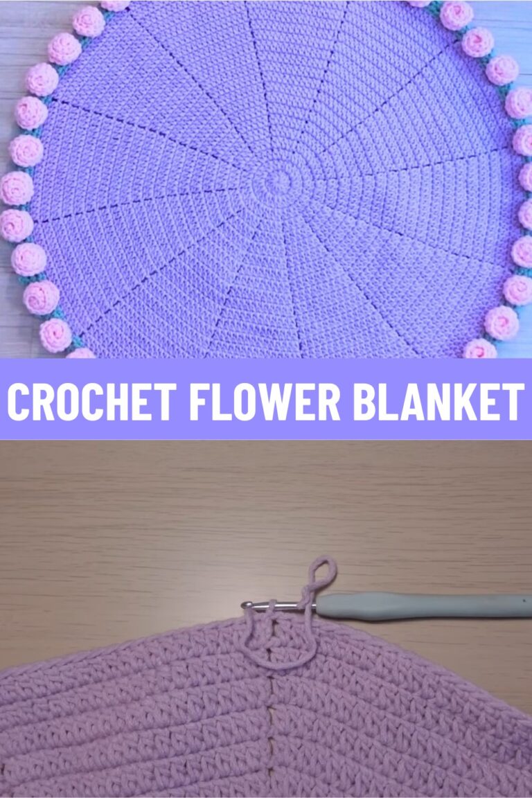 Lovely Crochet Flower Blanket Design with Radiant Roses - Yarn Items