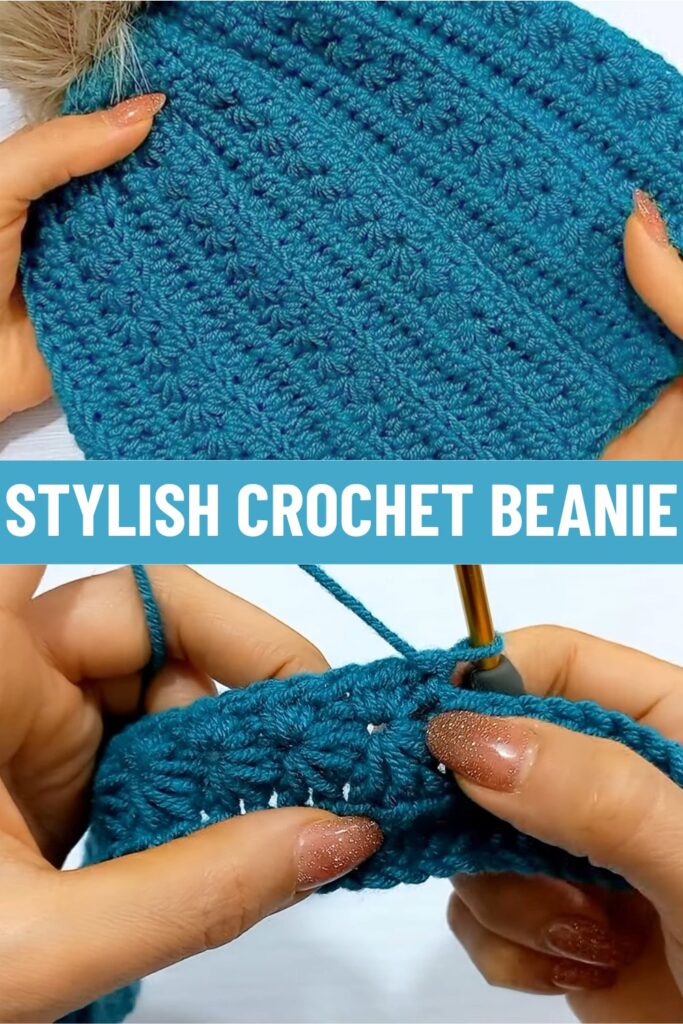 Crochet Star Stitch Beanie Tutorial Wit Easy Sideways Hat - Yarn Items
